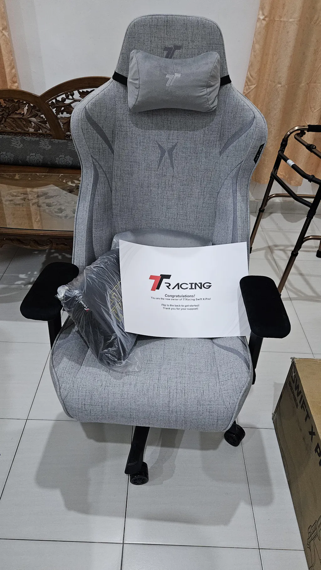 TTRacing Swift X Pro Air Threads Fabric Gaming Chair