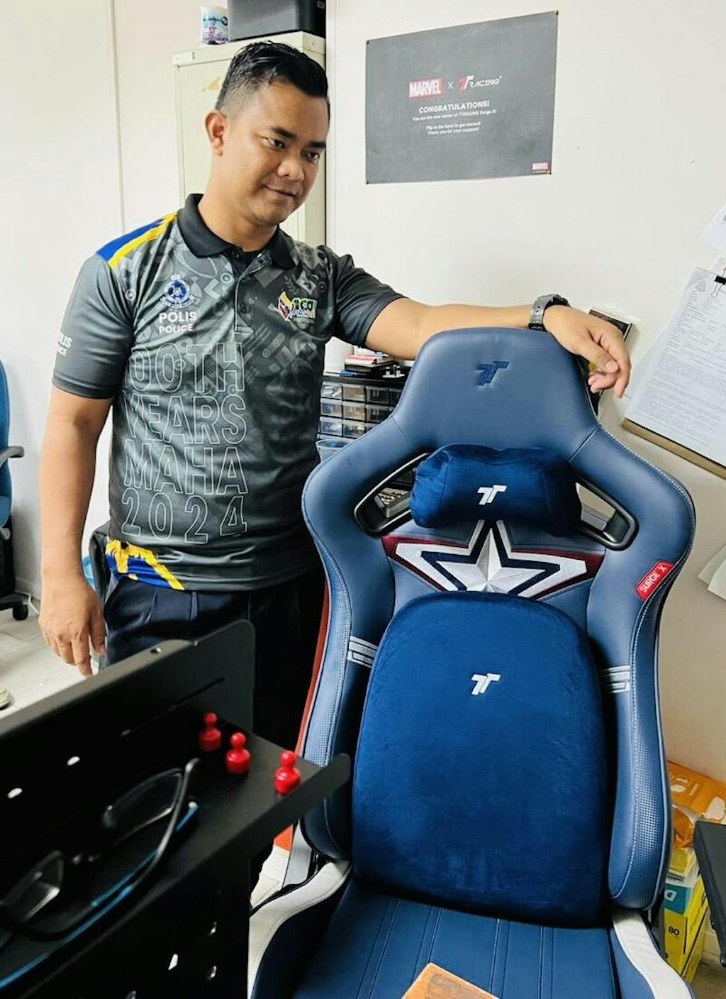 TTRacing Surge X Gaming Chair - Captain America Edition - Best of 2023 – TTRacing Australia