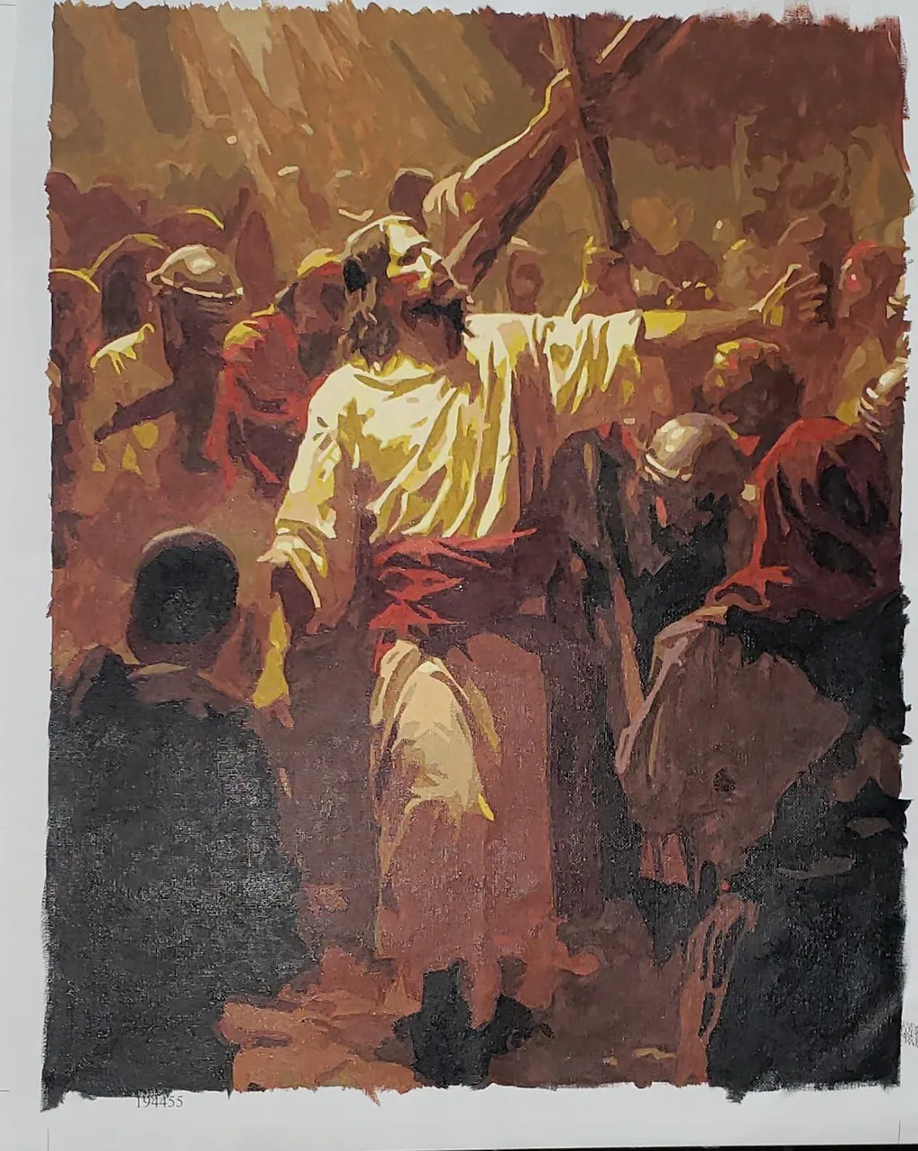 Jesus on the Road to Calvary Paint by Numbers – Tucocoo