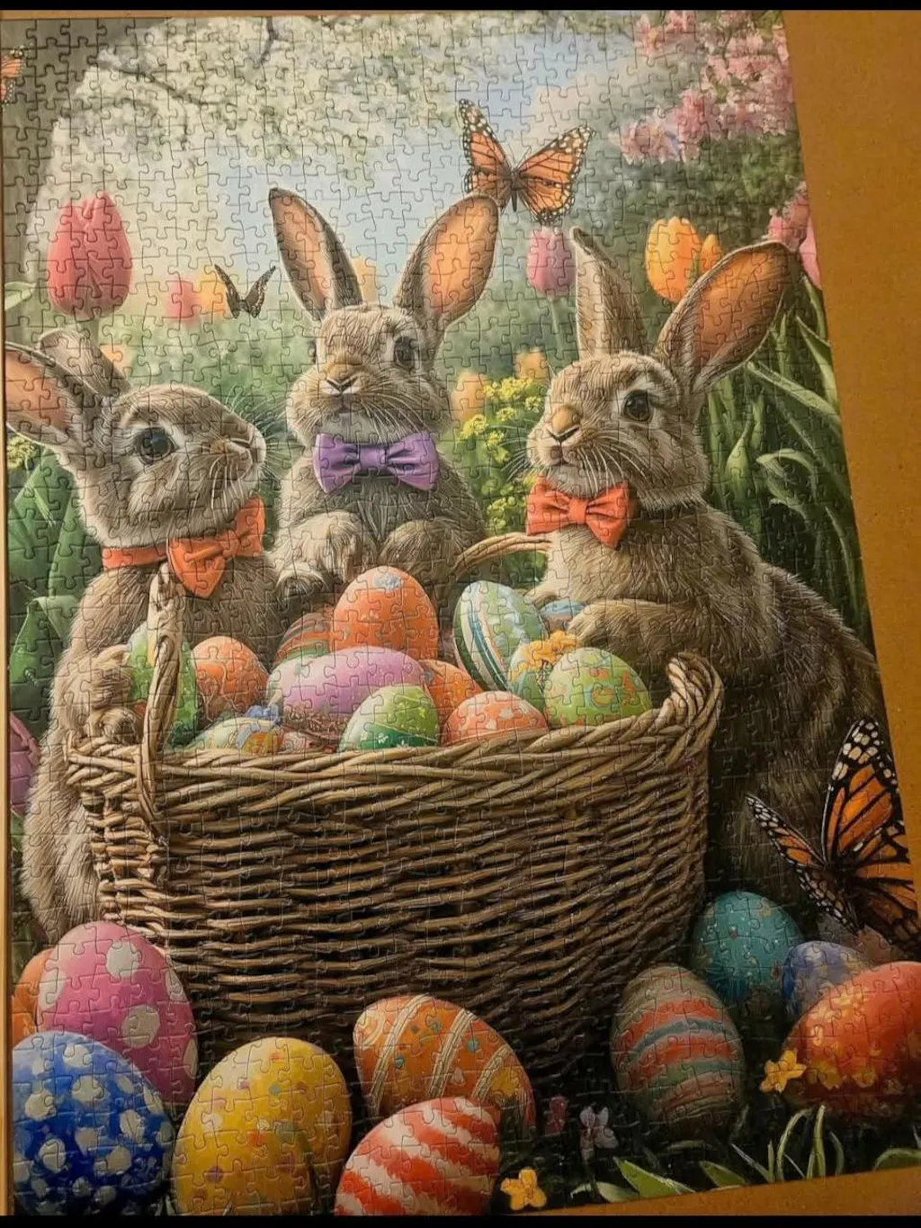 Easter Bunnies and Colorful Eggs Jigsaw Puzzle – Tucocoo