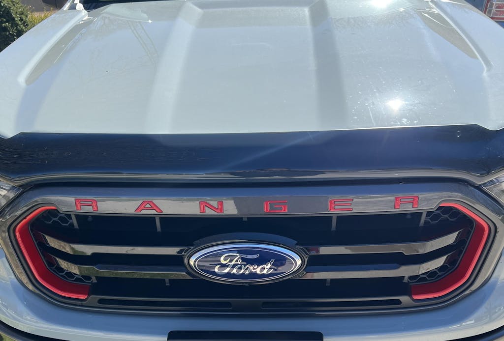 Front Grille Inserts Letter Inserts Fits 2019-2023 Ford Ranger ...