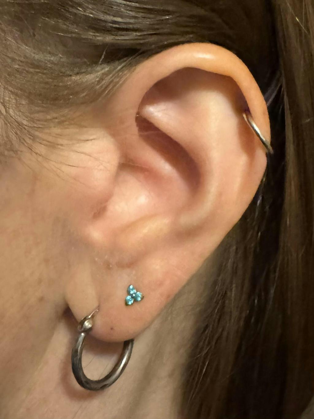 Trinity CZ Threadless End | NeoMetal Body Jewelry – Tulsa Body Jewelry