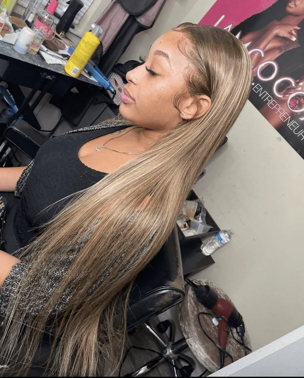 Tuneful Professional Toned Platinum with Mushroom Brown Lowlights Huma ...