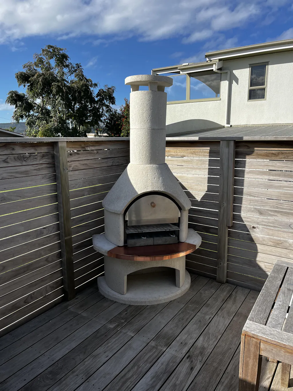 Buschbeck Rondo White BBQ Fireplace | Turfrey Outdoor Fires NZ ...