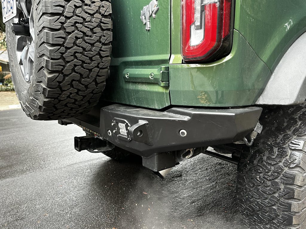 2021+ Ford Bronco Rear Bumper - Zero Series | Turn Offroad