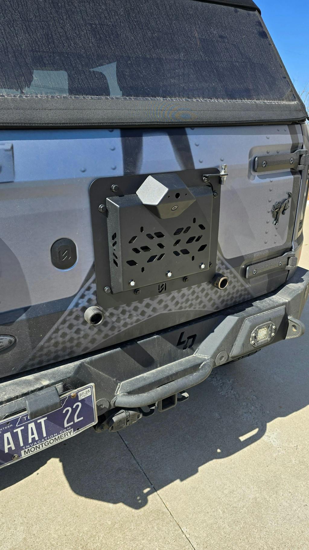 2021+ Ford Bronco Tailgate Rotopax Mount | Turn Offroad