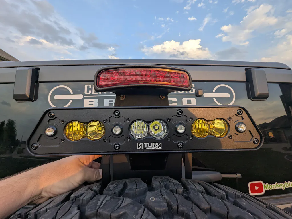 2021+ Ford Bronco Tailgate Rotopax Mount | Turn Offroad