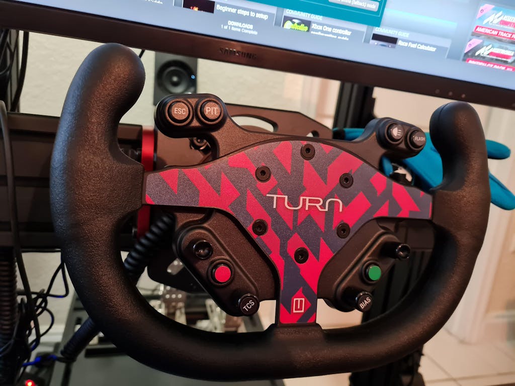 BP2 Sim Racing Button Plate | Turn Racing