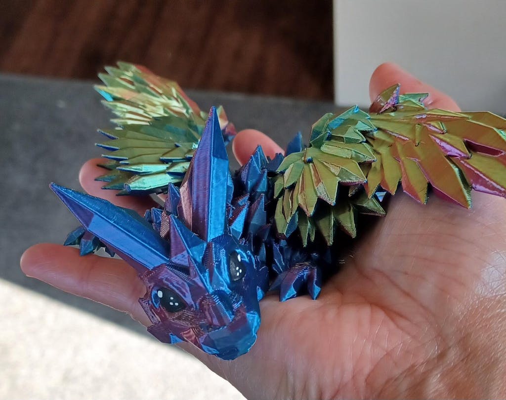 Baby Crystalwing Dragon – Turtle Creations