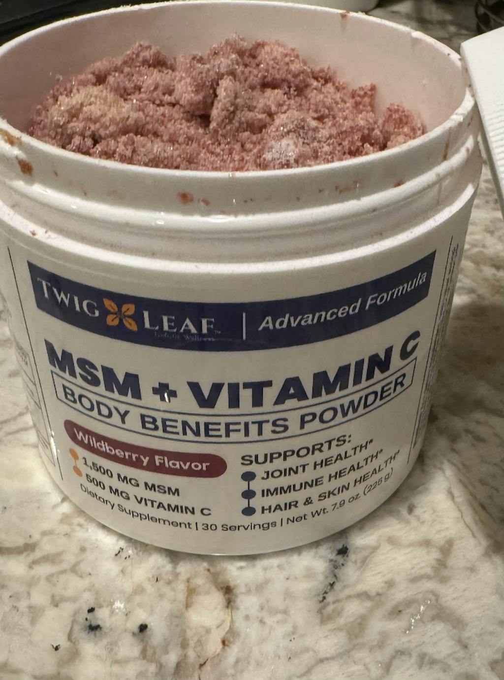 MSM + VITAMIN C | Body Benefits Powder | Twig & Leaf Wellness