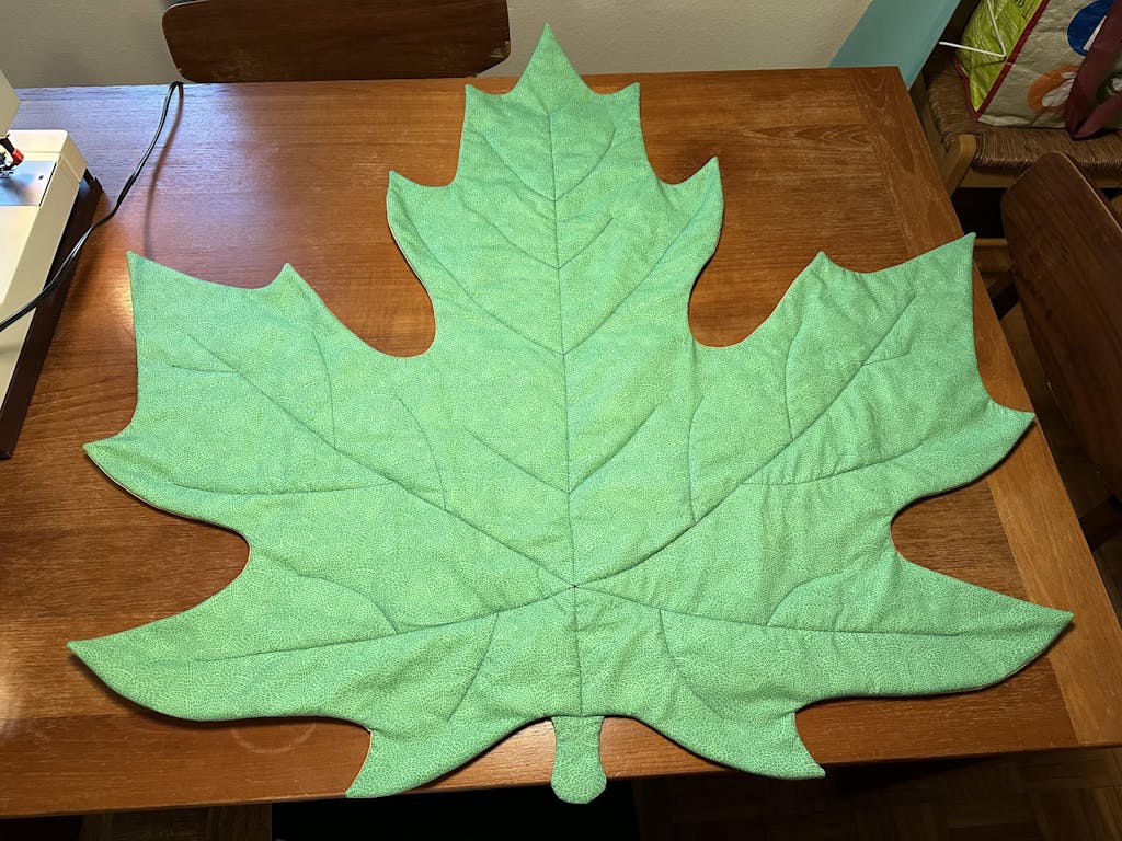 Euro Leaf Blankets Sewing Patterns ~ 5 leaf shapes in larger sizes – Twig + Tale