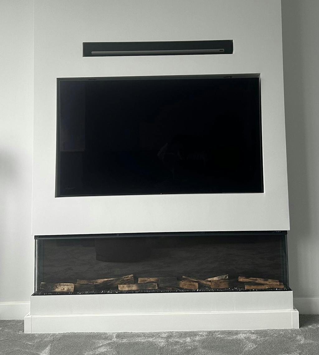 3 Sided Panoramic Fire - Media Wall Electric Fire| Twilight Fires ...