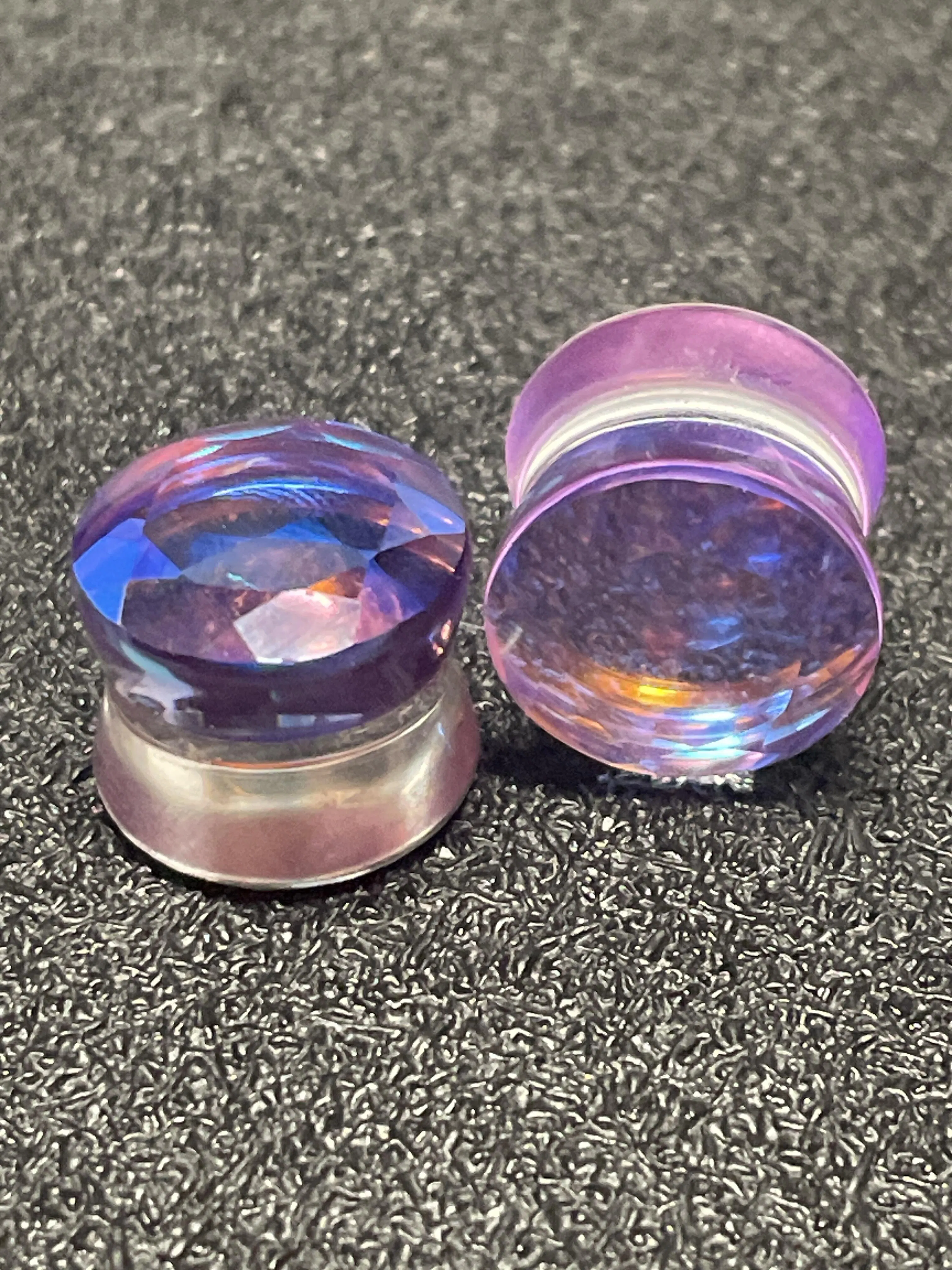 Princess Gem Faceted Cut Plugs - (Pair) - PH94 – Two Feather Plugs