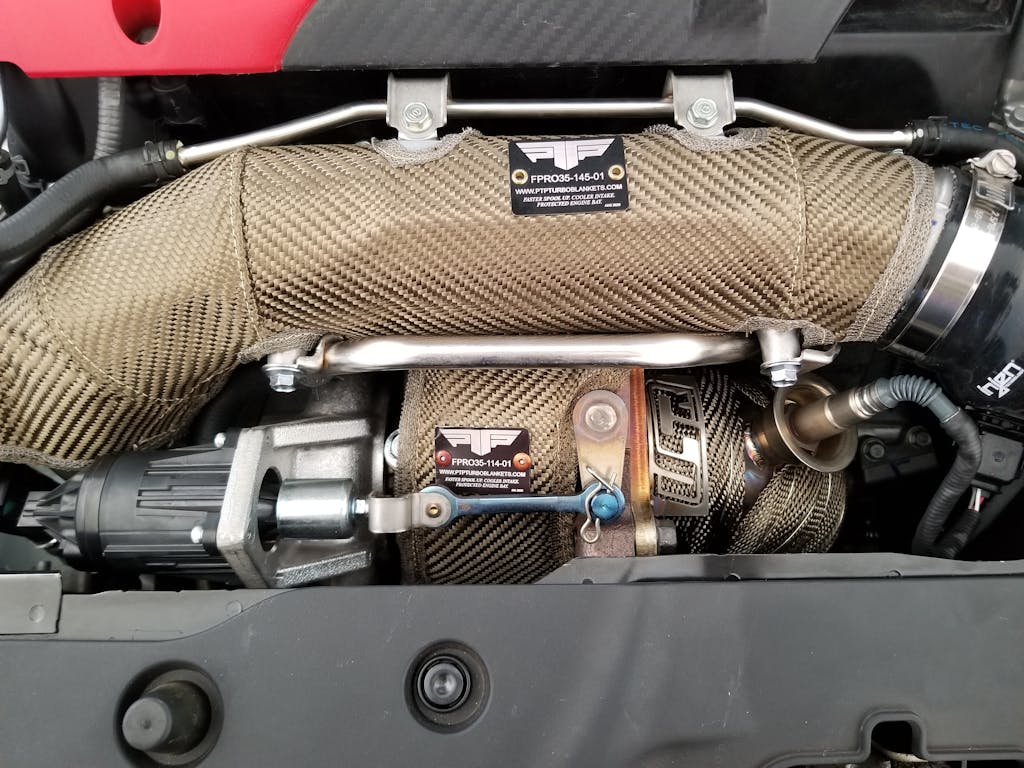 PTP Lava Inlet Pipe Blanket for 2017-2021 Honda Civic Type R [FK8]