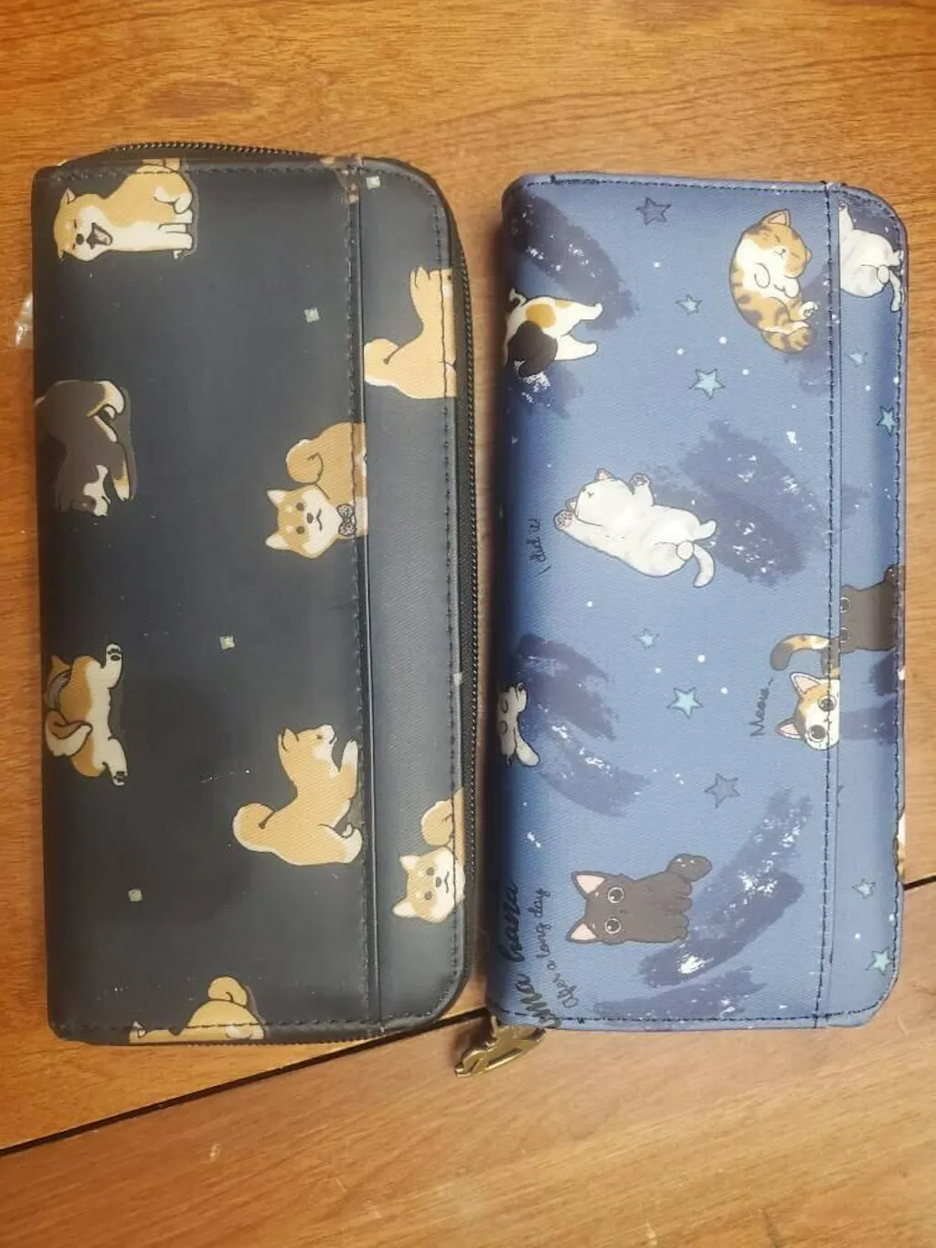 Midnight Blue Boba Corgi Long Wallet – Tworgis