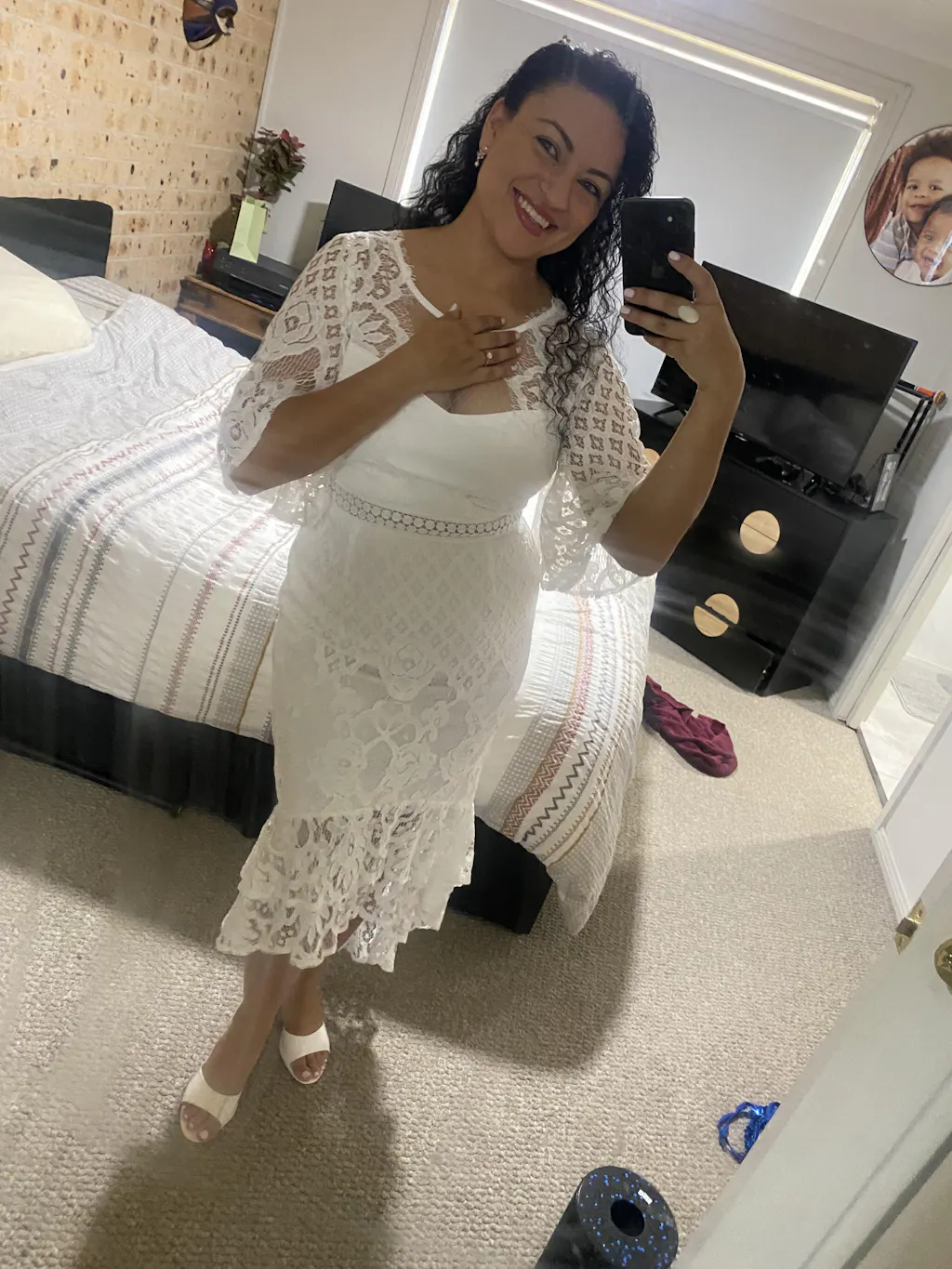 Reyna Dress - White