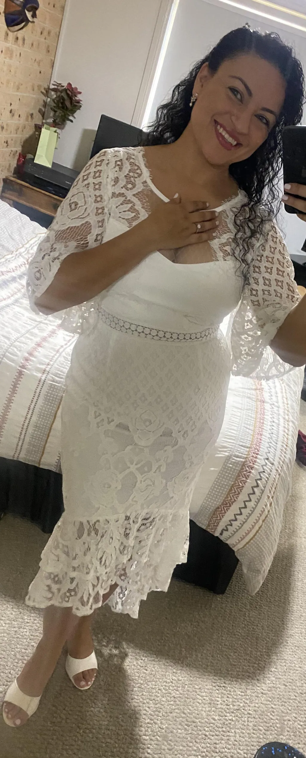 Reyna Dress - White