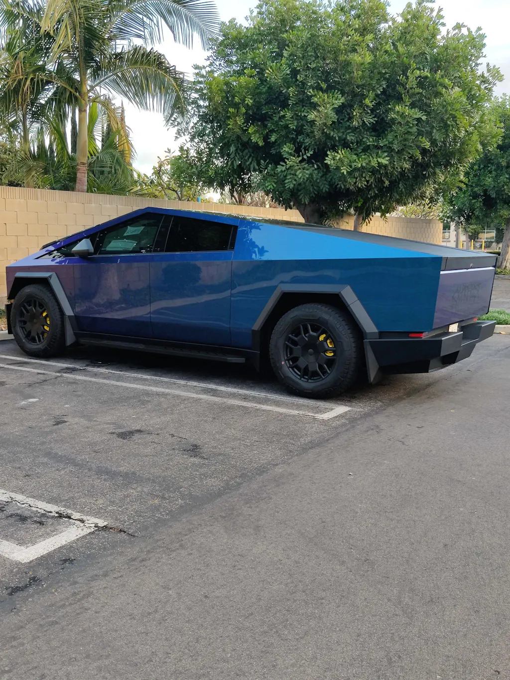 Tesla Cybertruck Color PPF Wrap, Color Infused TPU Paint Protection ...