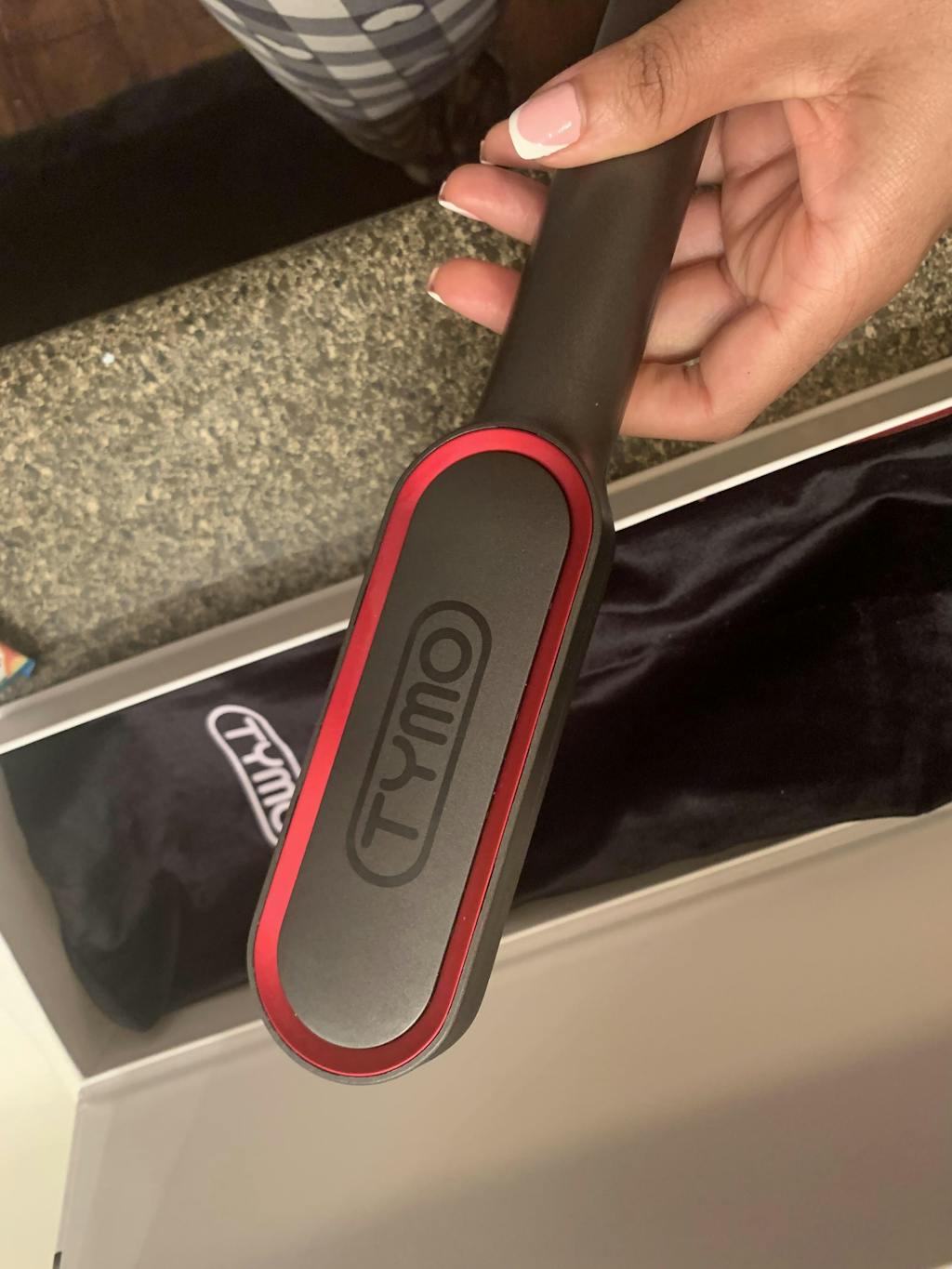 TYMO RING PLUS Ionic(Negative Ion) Hair Straightener Brush - Tymo Beauty