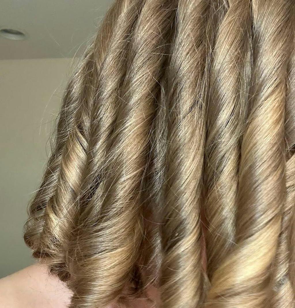 TYMO ROTA PINK Automatic Rotating Curling Iron & Wand (Hair Curler ...