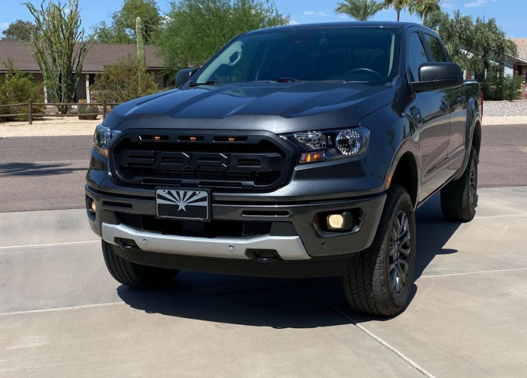 2019-2023 Ford Ranger Raptor Style Front Bumper Grill Replacement Blac ...