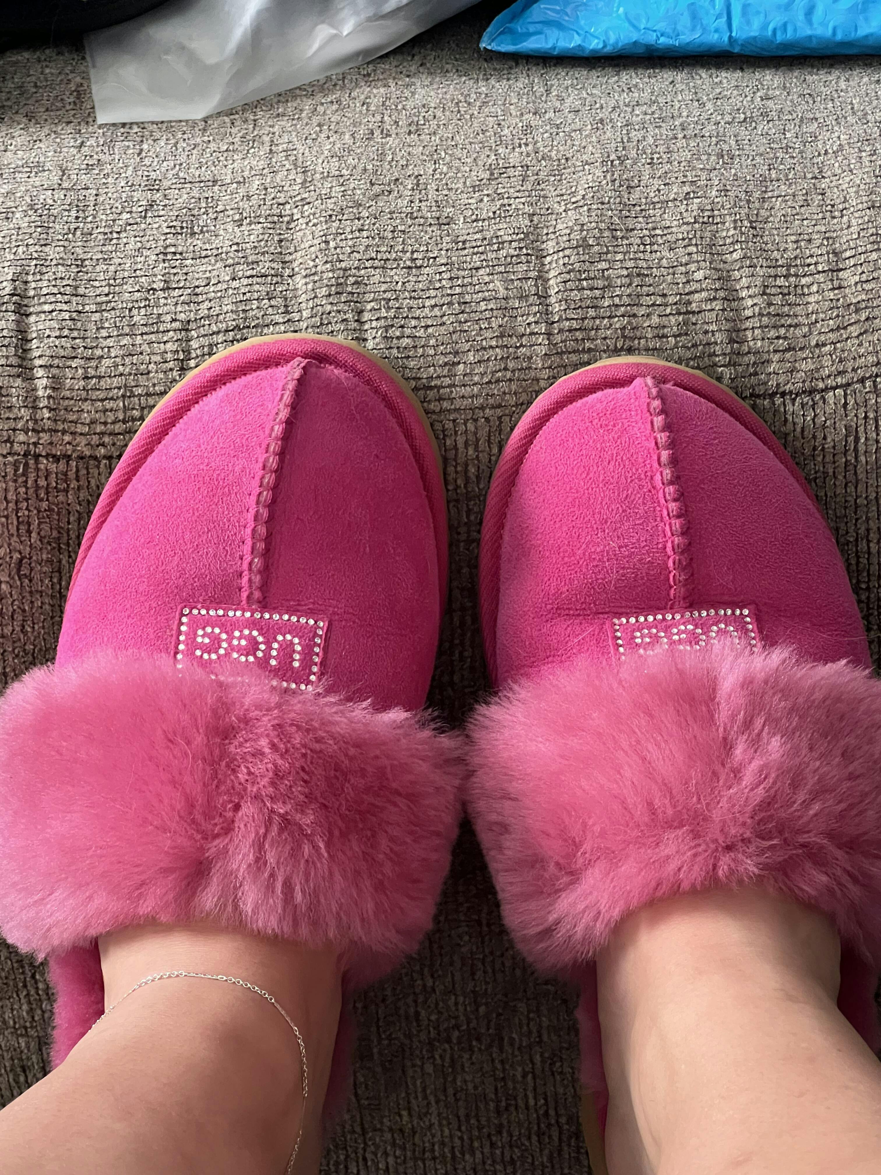 Boucle Designer Slippers Women's Genuine Australian made sheepskin UGG ...