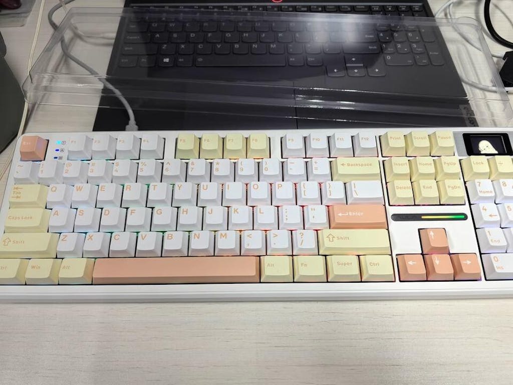 AULA F108 Pro Tri-mode LCD Display Mechanical Keyboard - WhatGeek