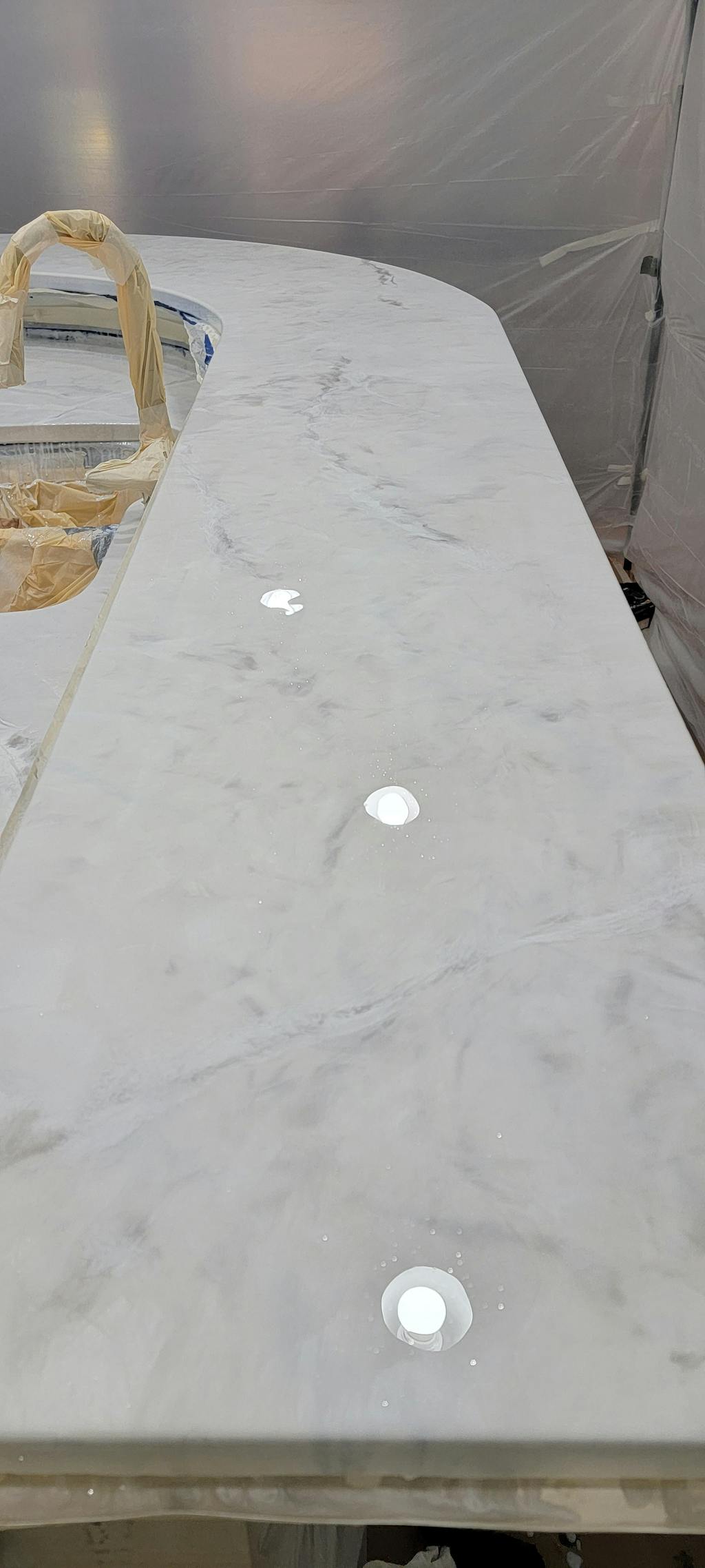 Epoxy Mica Powder - Porcelain White Color Pigment