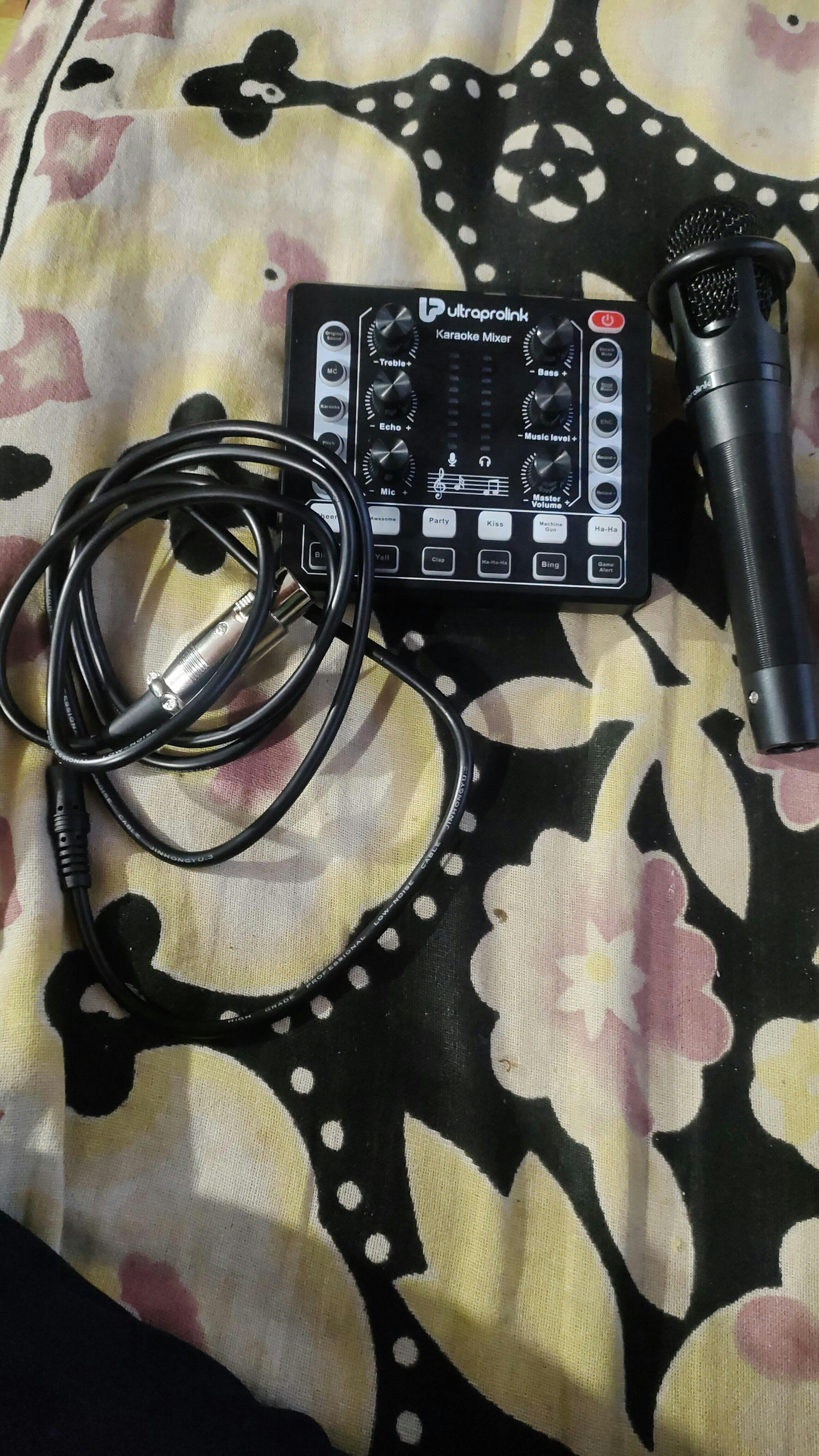 Sing Along Pro Portable Wireless Karaoke & Live Broadcast Mixer with C ...