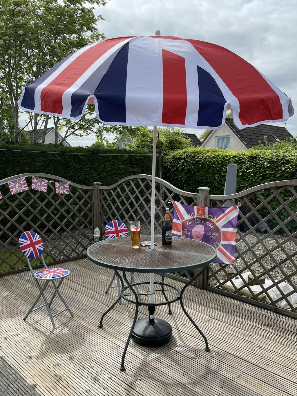 Union Jack Garden Parasol Patio and Beach 1.8m - Umbrellaworld