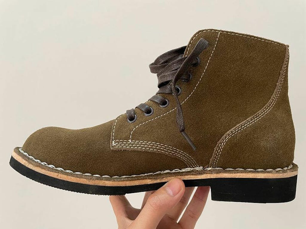 Brown Suede M43 Boondocker Boots for Man