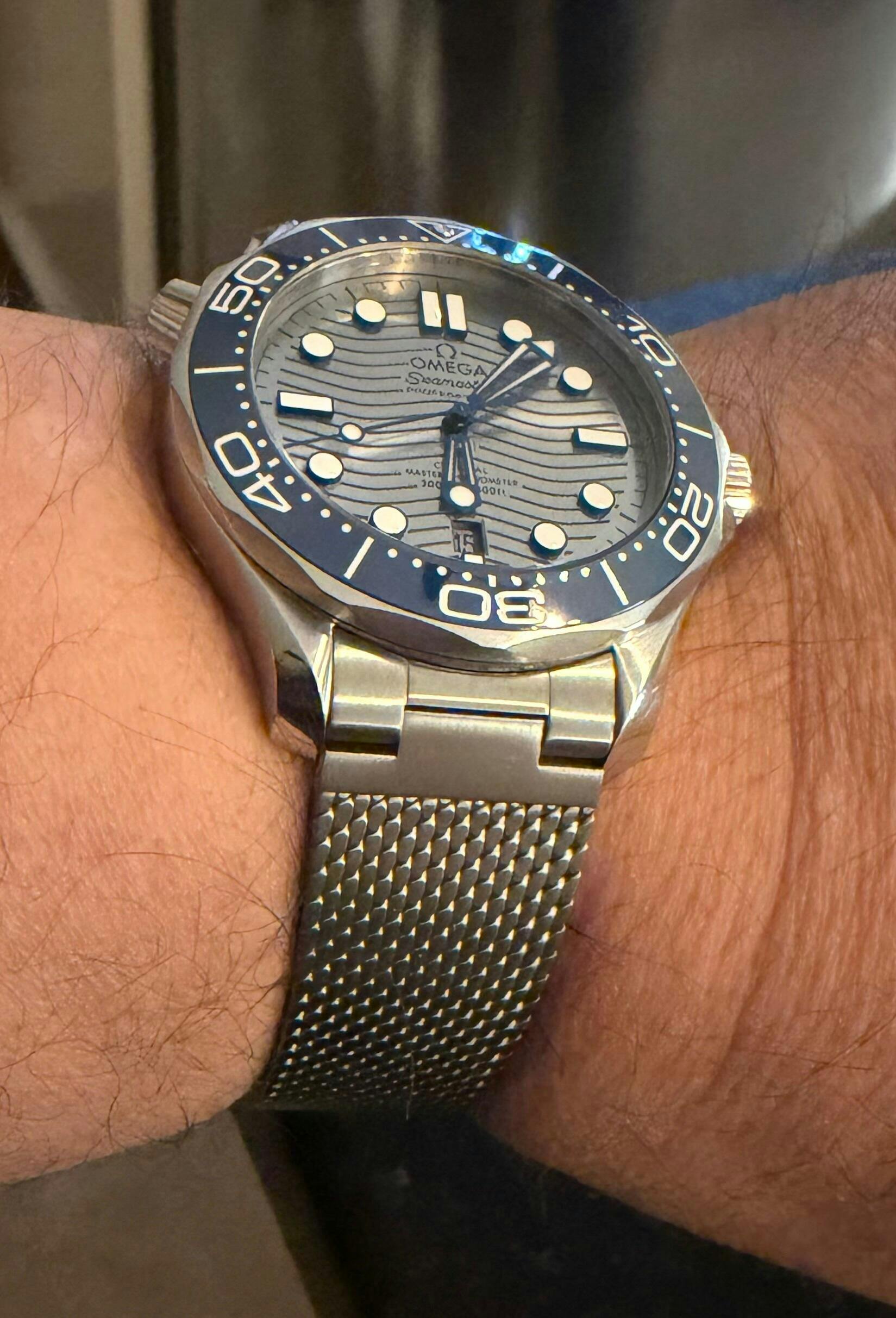Titanium Wire Mesh Bracelet (Omega Seamaster No Time to Die) – Uncle Straps