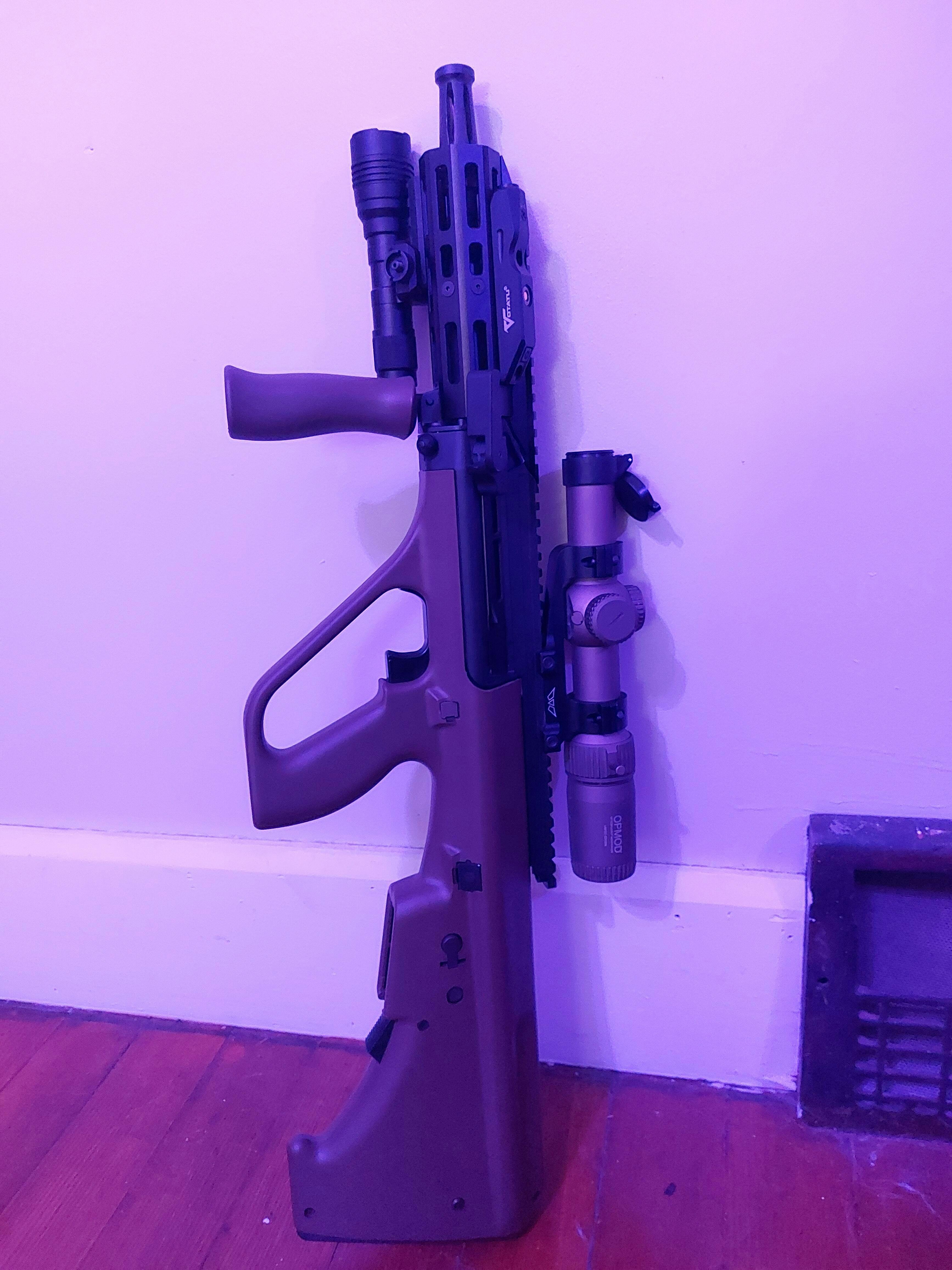 Aug M-Lok Handguard With CQC Style Top Rail – Underworld Arms