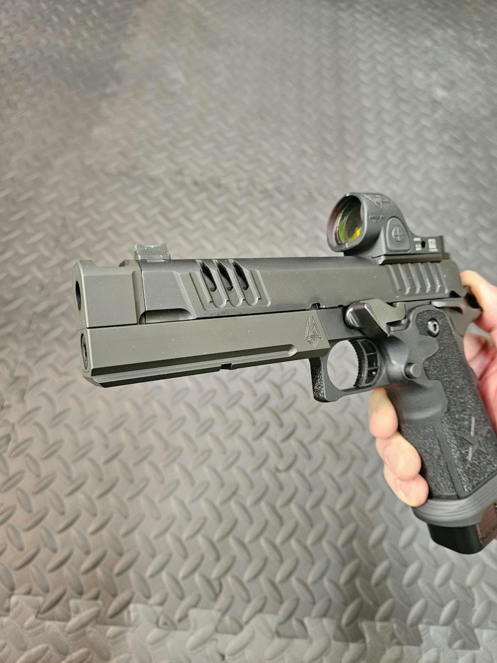 Staccato P Cyclops Compensator (Single Slot Rail) – Underworld Arms