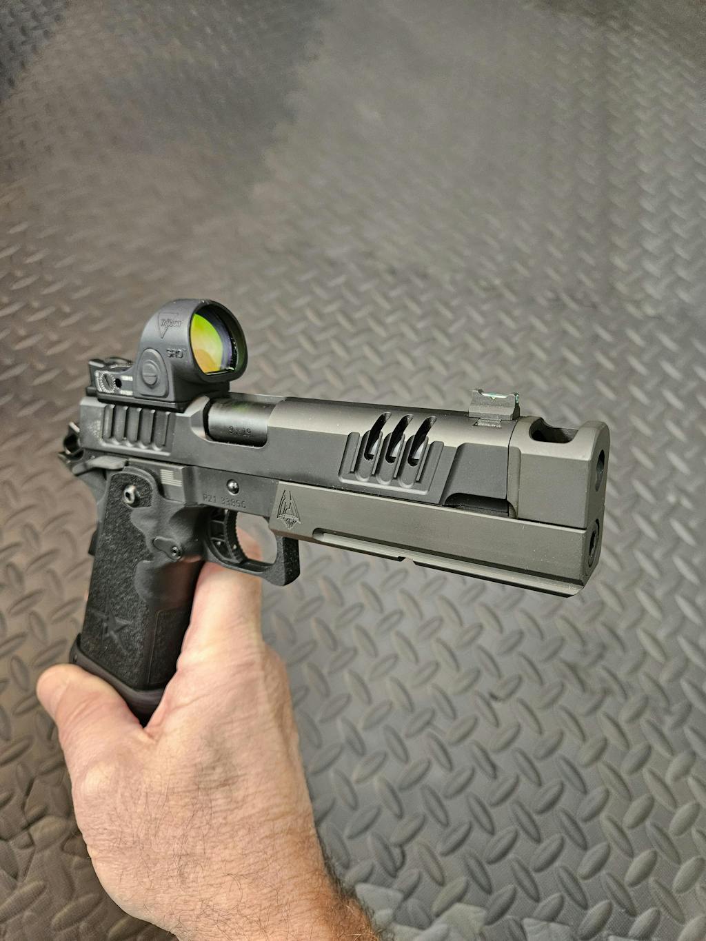 Staccato P Cyclops Compensator (Single Slot Rail) – Underworld Arms