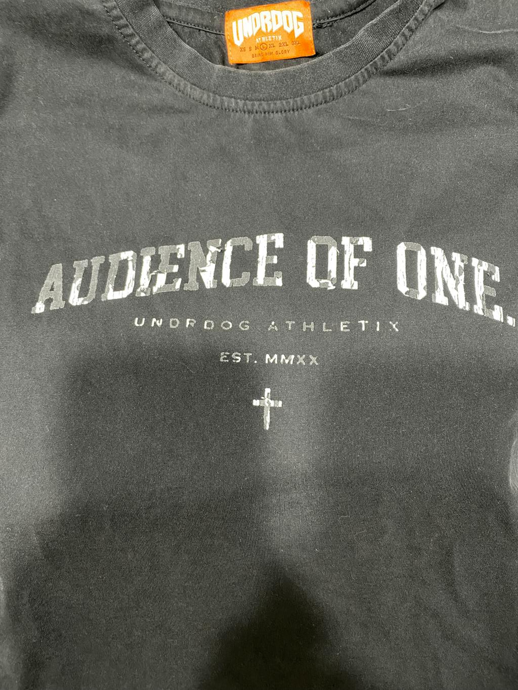 "AO1" T-SHIRT WASHED BLACK – UNDRDOG ATHLETIX