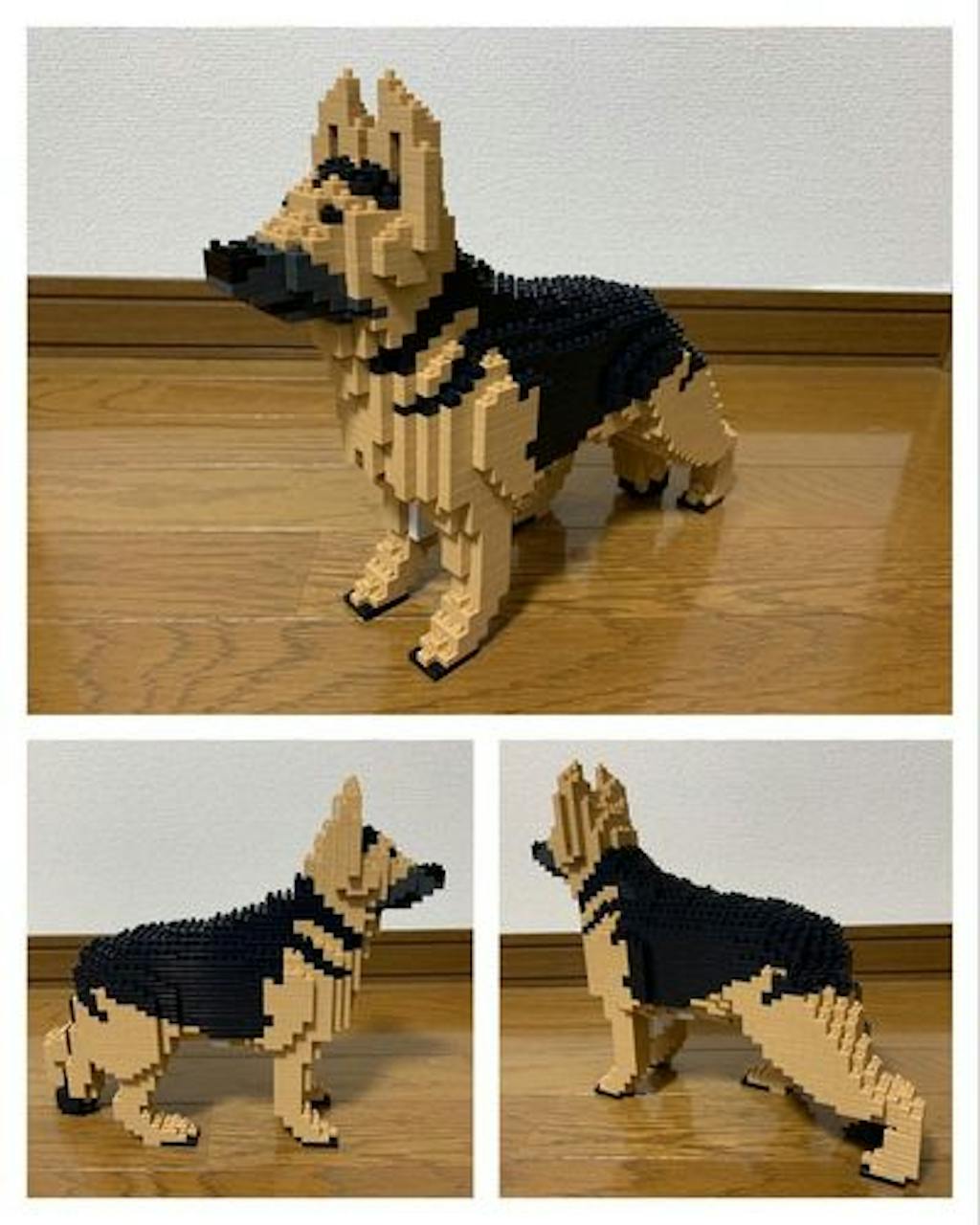 German Shepherd - Pet Building Kit - Build 'Em Pets