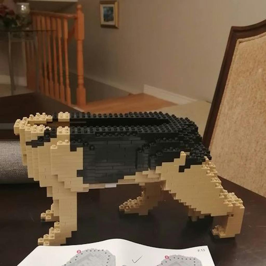 German Shepherd - Pet Building Kit - Build 'Em Pets