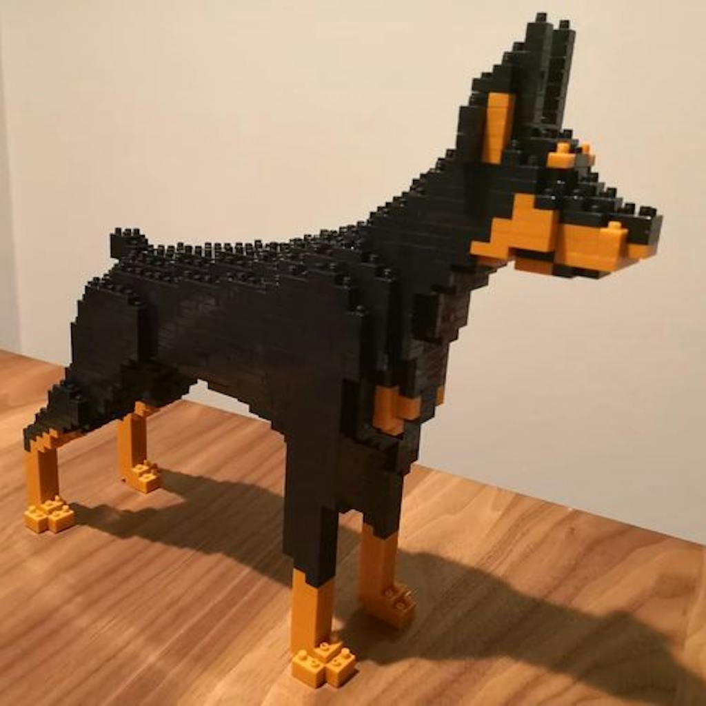 Doberman Pinscher - Pet Building Kit - Build 'Em Pets