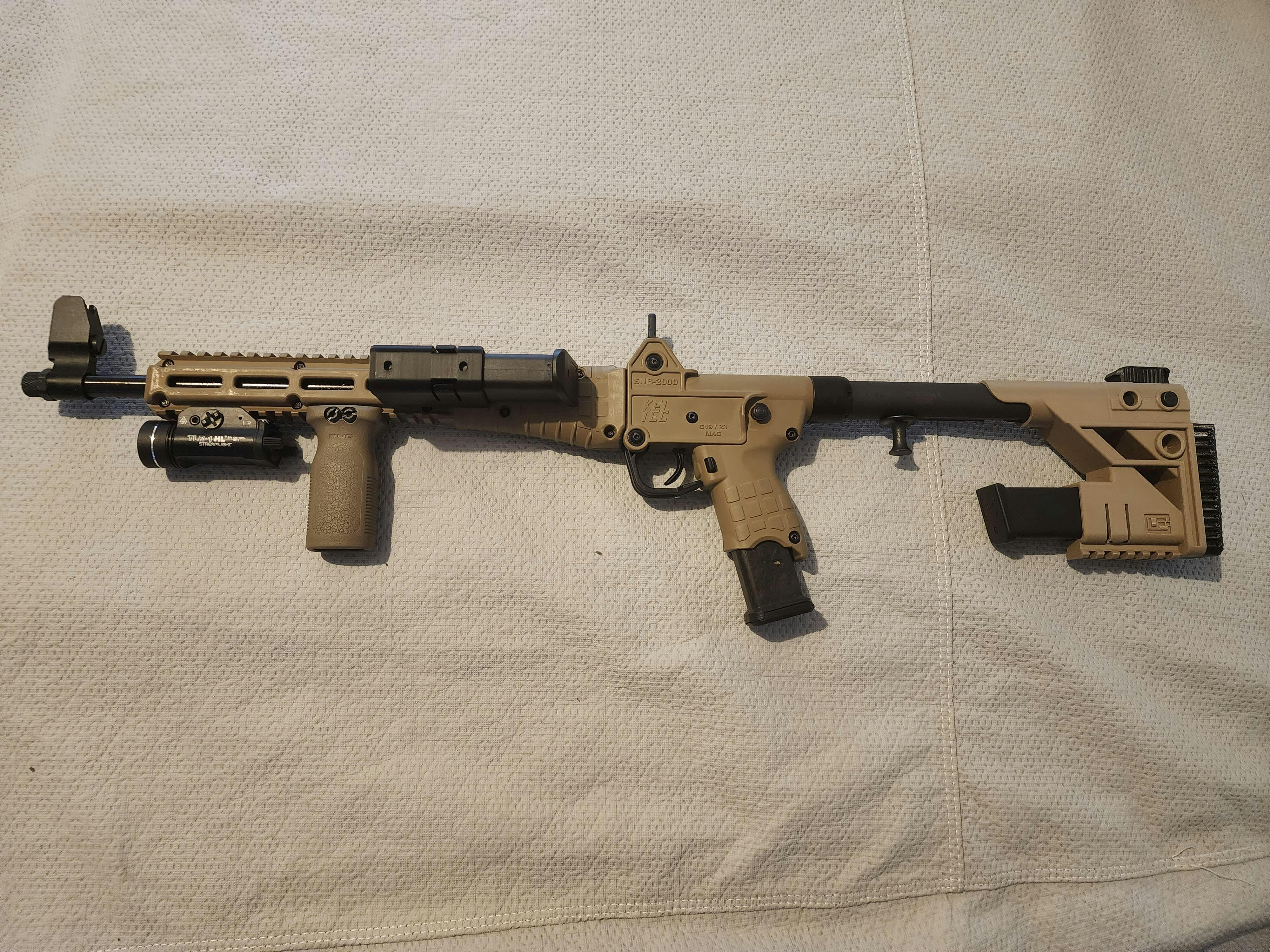 K1 Ultimate - Keltec Sub 2000 Single Magazine Mount Stock - Glock Mags ...