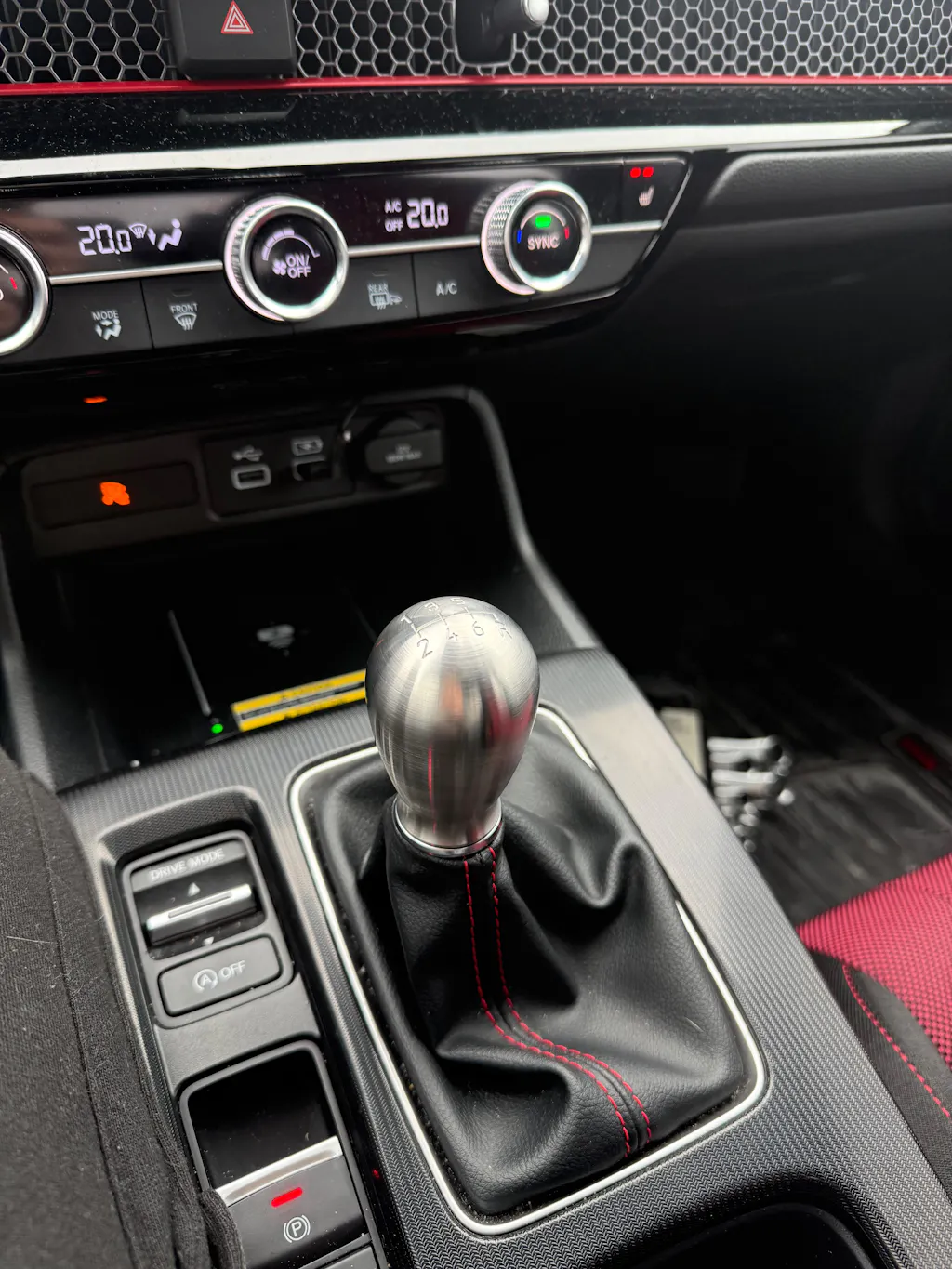 Dream Automotive "Teardrop" Shift Knob | 16-22+ Civic, 18-22 Accord, 2 ...