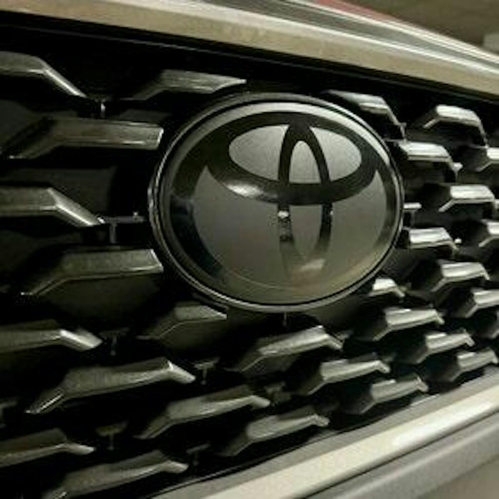 2021 - 2024 Toyota Corolla Cross Stealth Front Emblem Vinyl Overlay ...