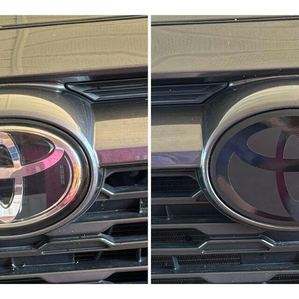 2019-2024 Toyota RAV4 Stealth Front Emblem Vinyl Overlay | Upturn Prints