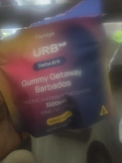 Gummy Getaway Barbados: D8/D9 Live Resin (3,500 MG) | URB