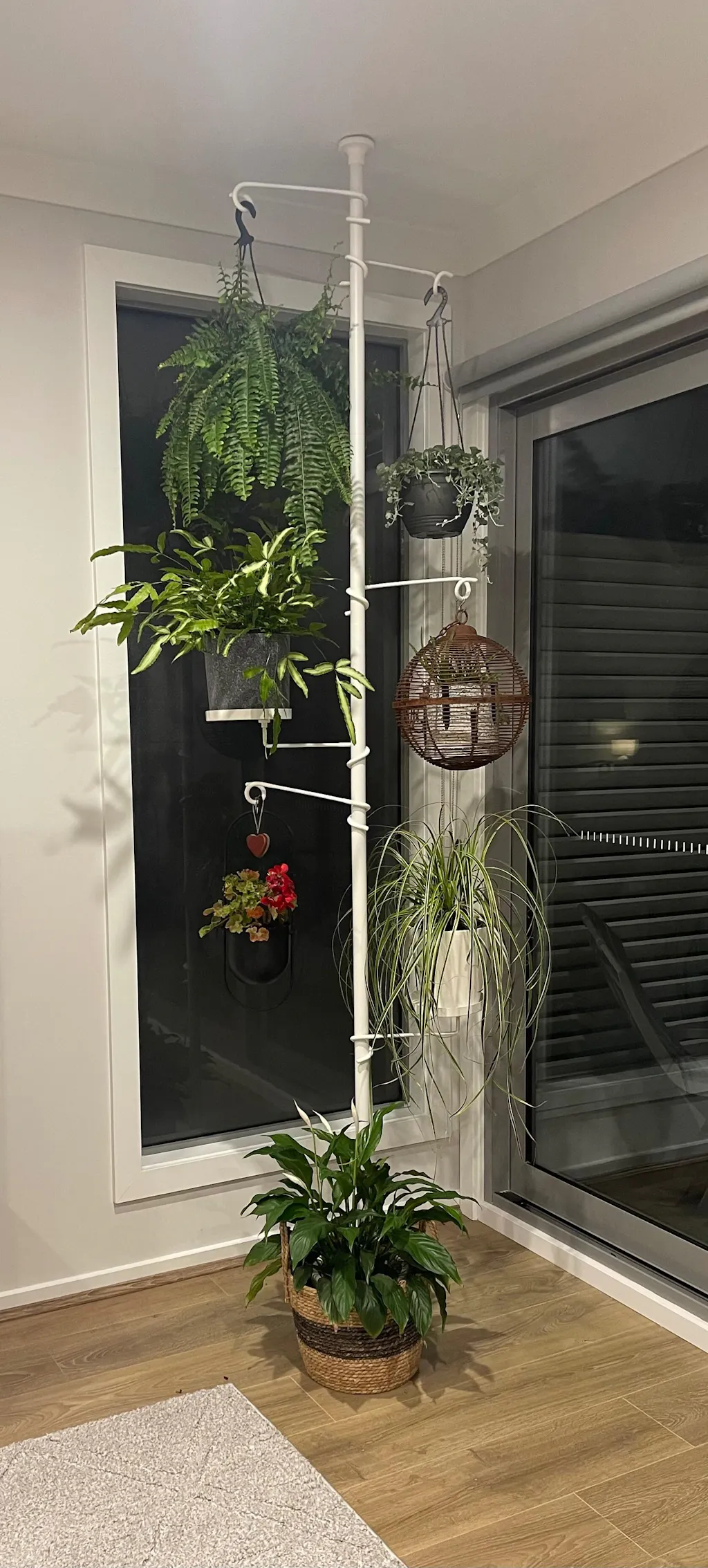 Tension Plant Pole With Hooks - White – Urban Greenhouse