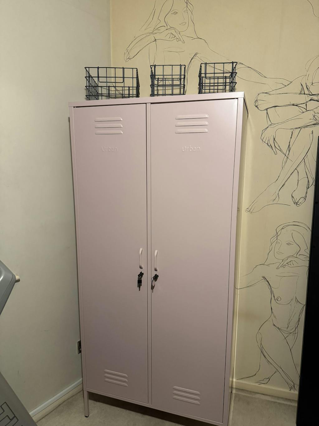 The Chelsea | Tall Wardrobe Locker | Pink | Urban Lockers