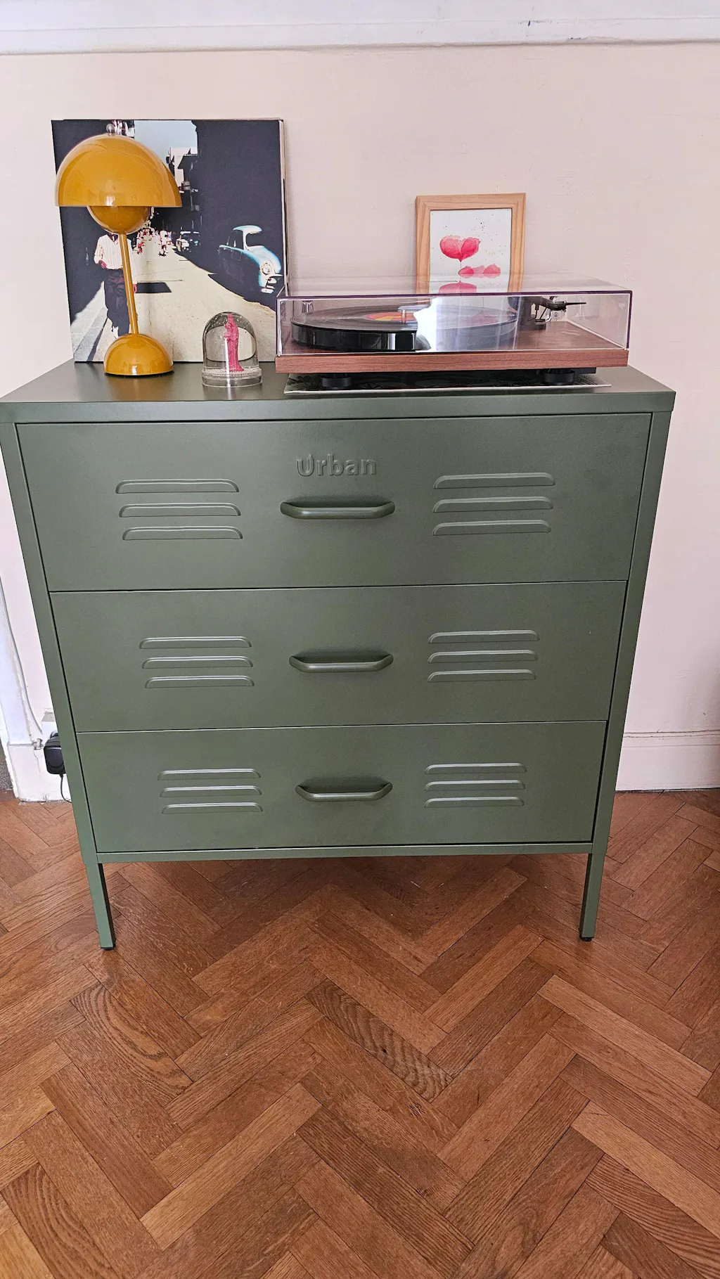 The Lambeth | Metal Drawers | Forest Green | Urban Lockers