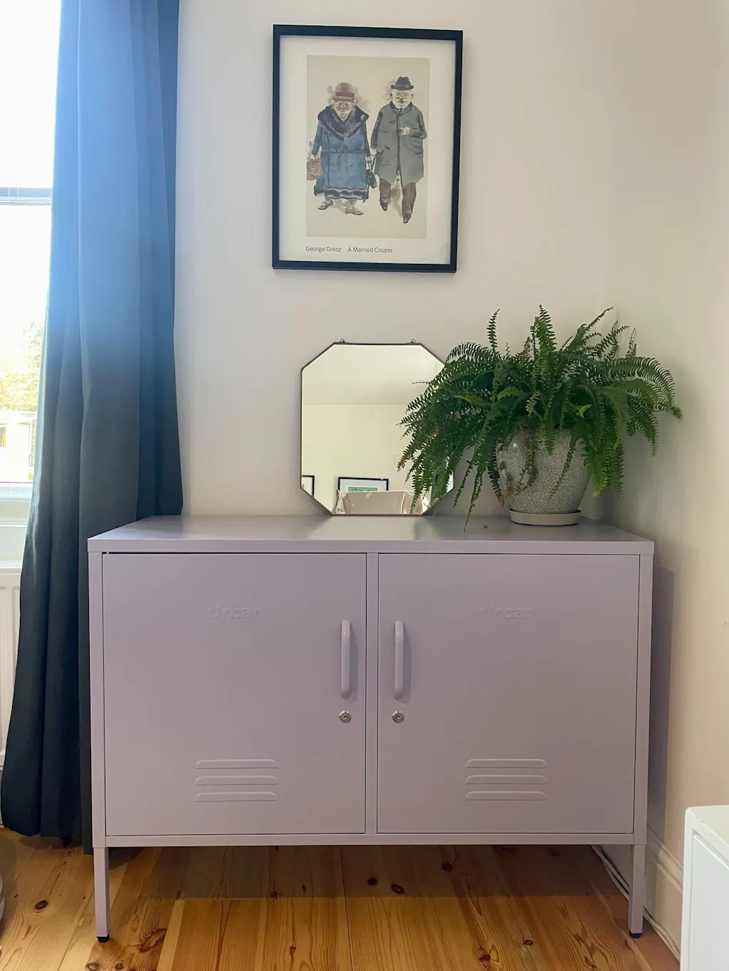 The Oxford | Side Table Locker | Lilac | Urban Lockers