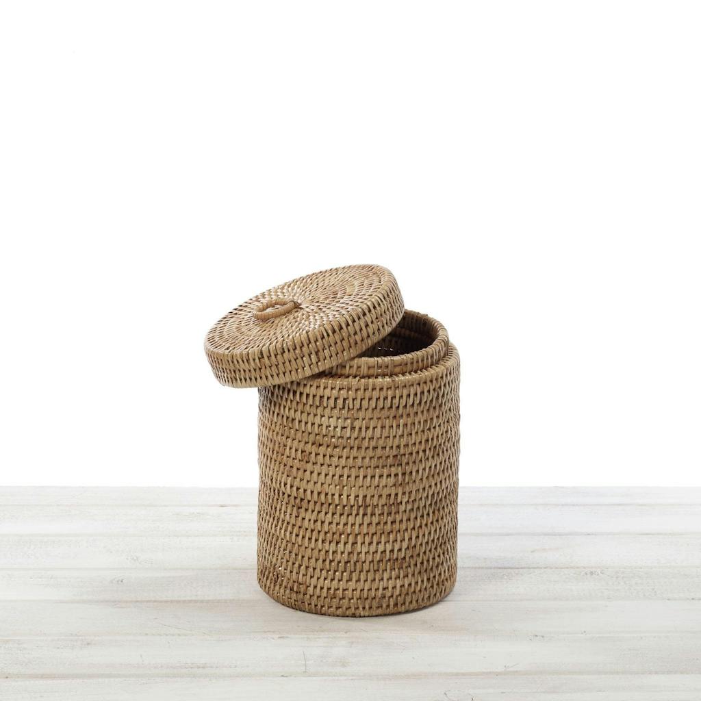 Handwoven Twisted Rattan Stool - Stylish & Versatile