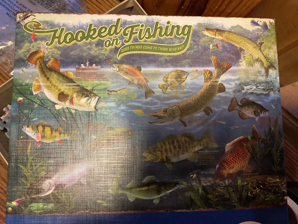 Hooked on Fishing | 1000 Piece - Cobble Hill Puzzles — USA Cobble Hill ...